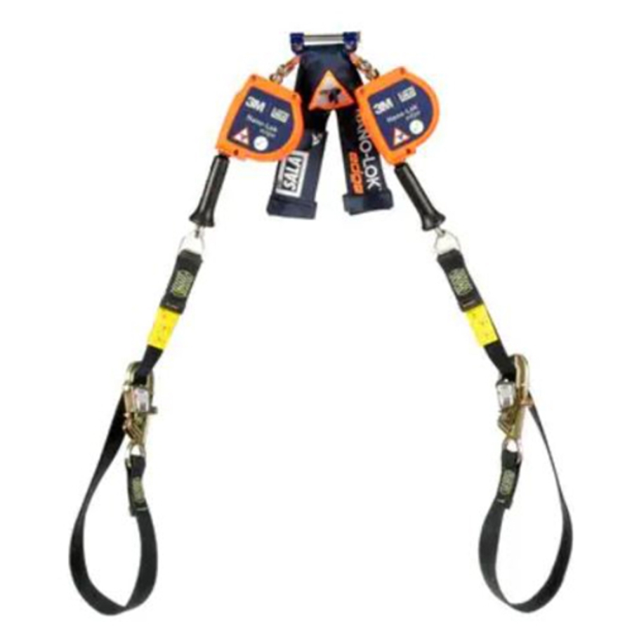 Tenet Solutions | Nano-Lok Edge Self Retracting Lifeline, 3500228, Twin Leg, Tie Back, 9'
